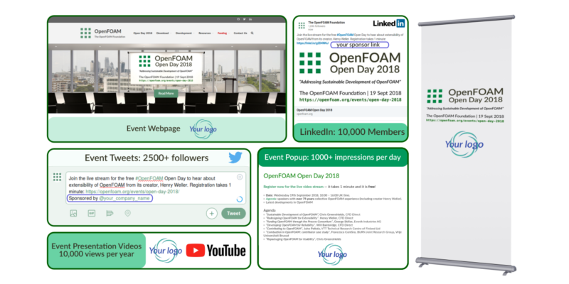 OpenFOAM Event Sponsorship | OpenFOAM Foundation | OpenFOAM